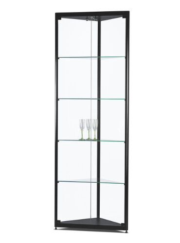 Eckvitrine Aus Glas